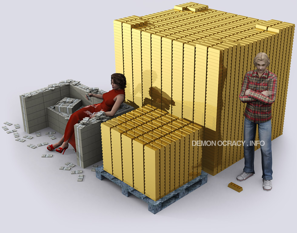 Gold Visualized In Bullion Bars